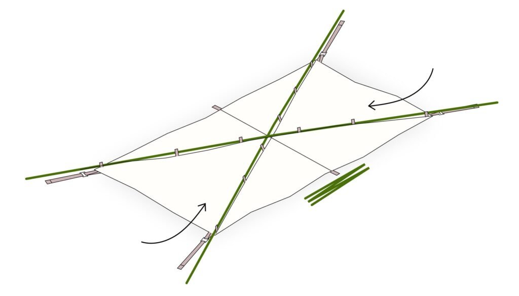 The Crescent -Eco Friendly Beach Tent