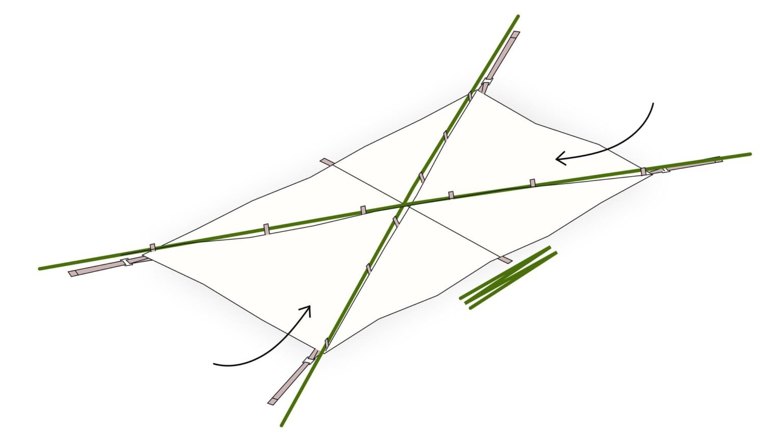The Crescent -Eco Friendly Beach Tent